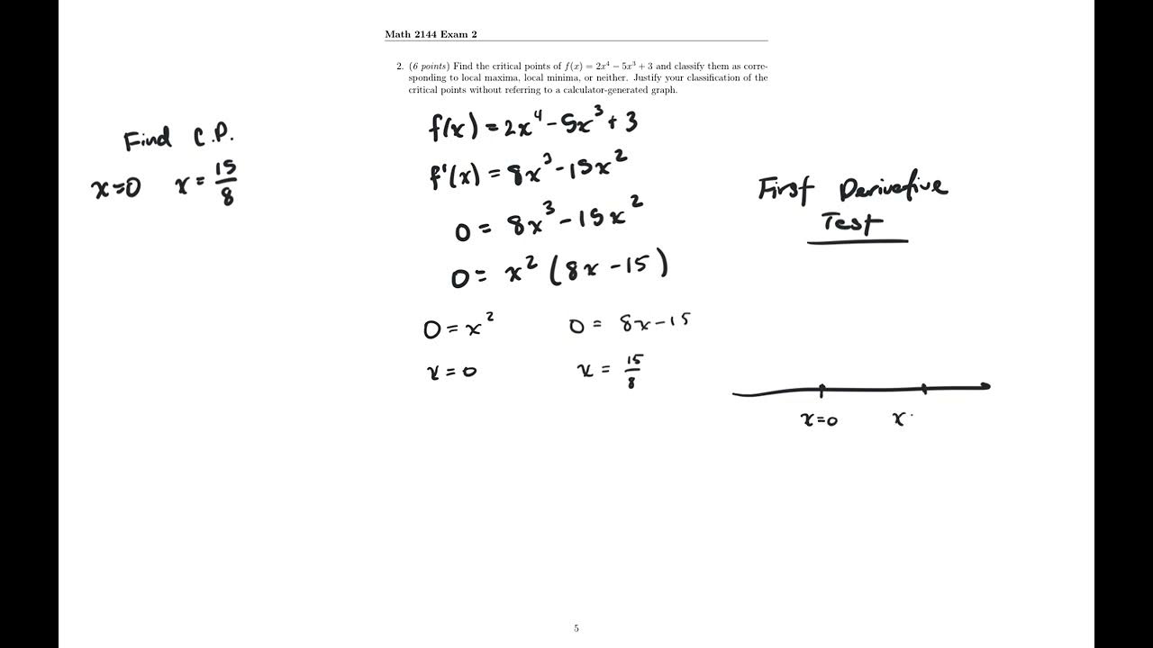 MATH 2144 Exam 2 Review SP23 Part 2 - YouTube