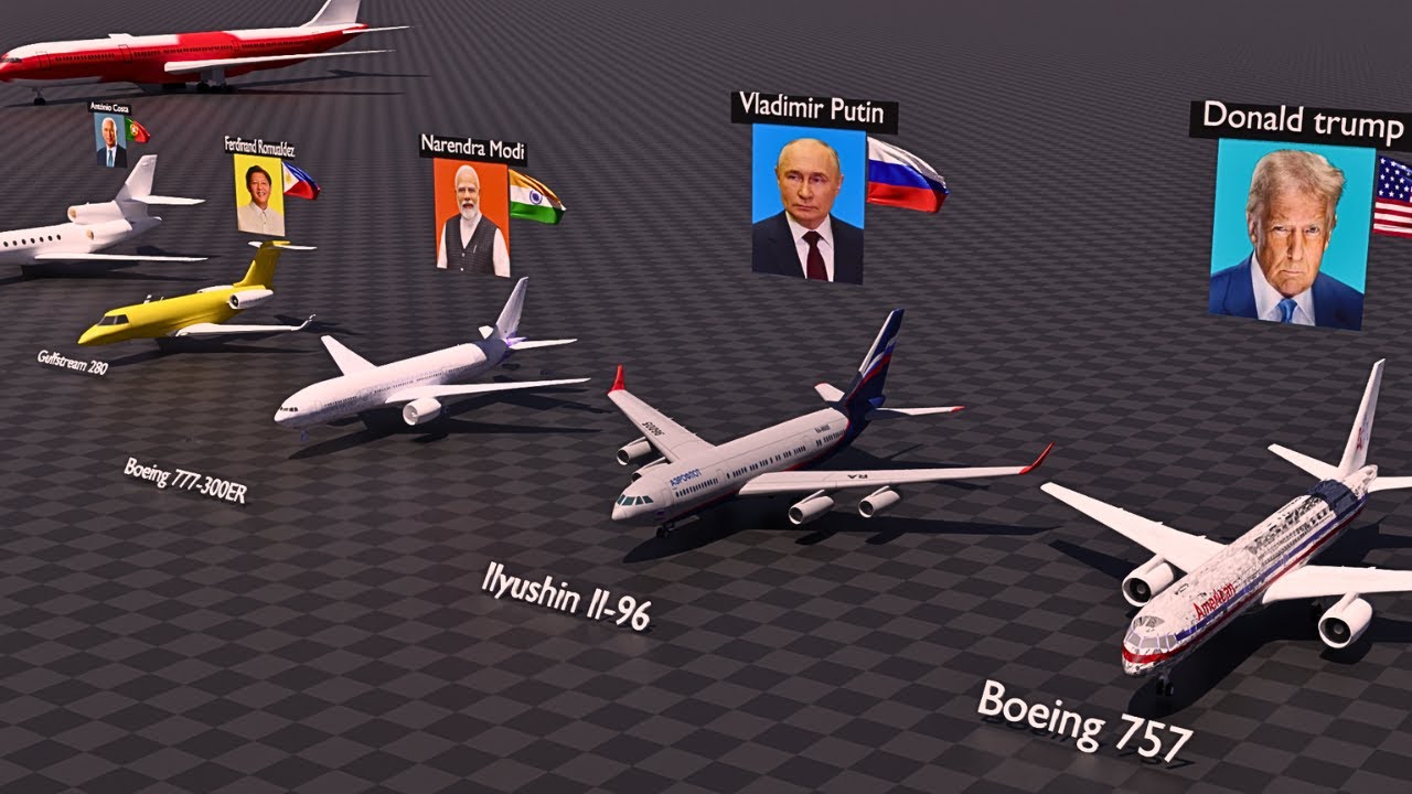 Presidential Favorite Jets | Who Has the Biggest Plane? - YouTube