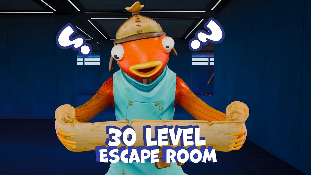 30 Level Escape Room (7032-9214-1570) [Walkthrough] Fortnite Creative ...