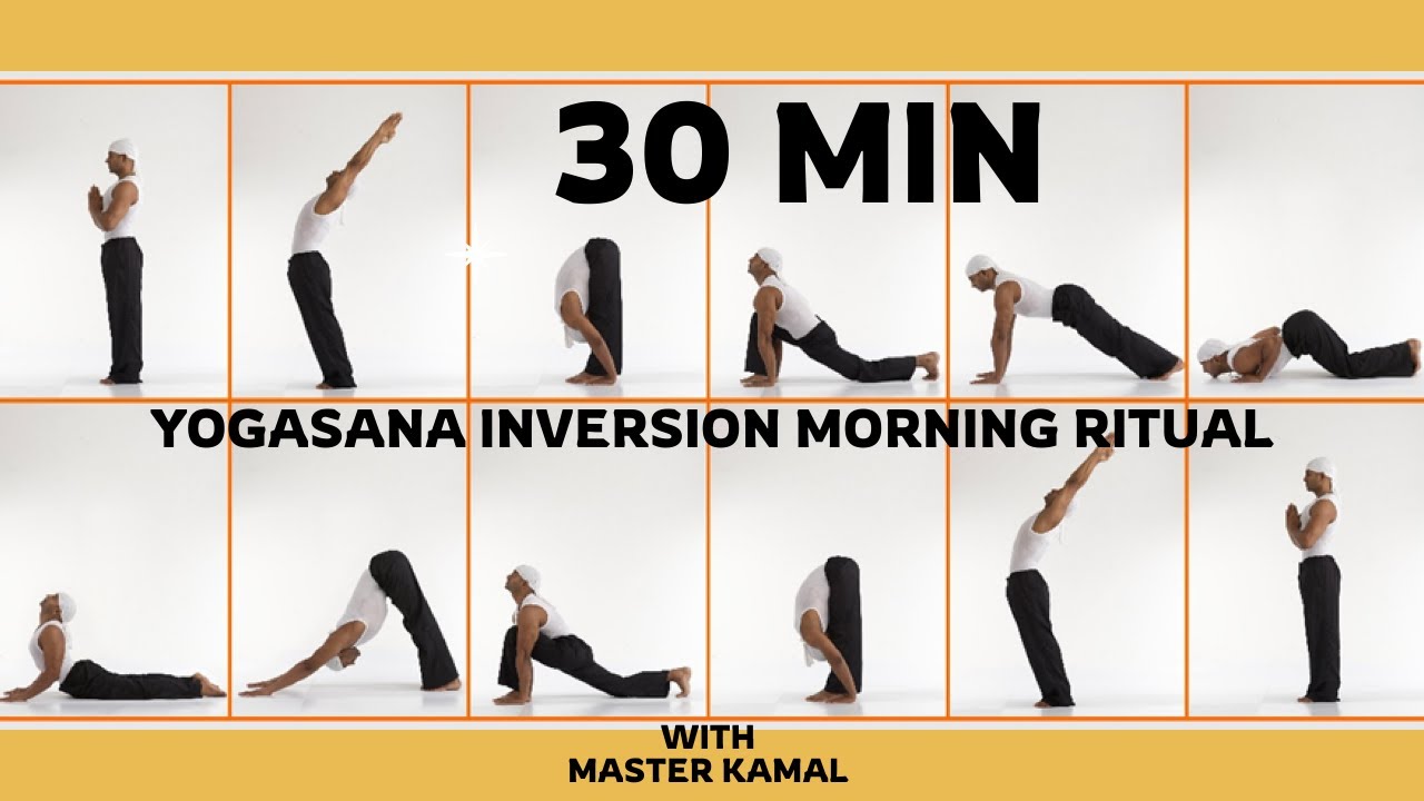 30 MIN YOGA ASANA MORNING RITUALS WITH MASTER KAMAL - YouTube