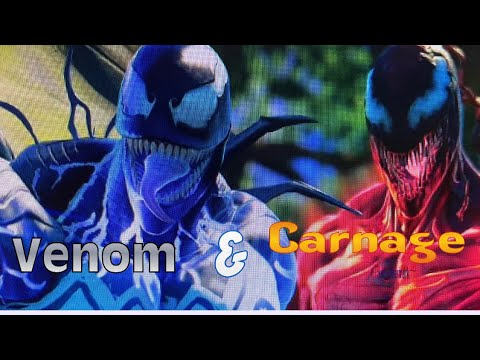 Playing with the Venom & Carnage Mythic In Fortnite - YouTube