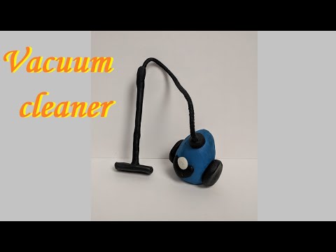Как слепить пылесос из пластилина | How to mold a plasticine vacuum cleaner