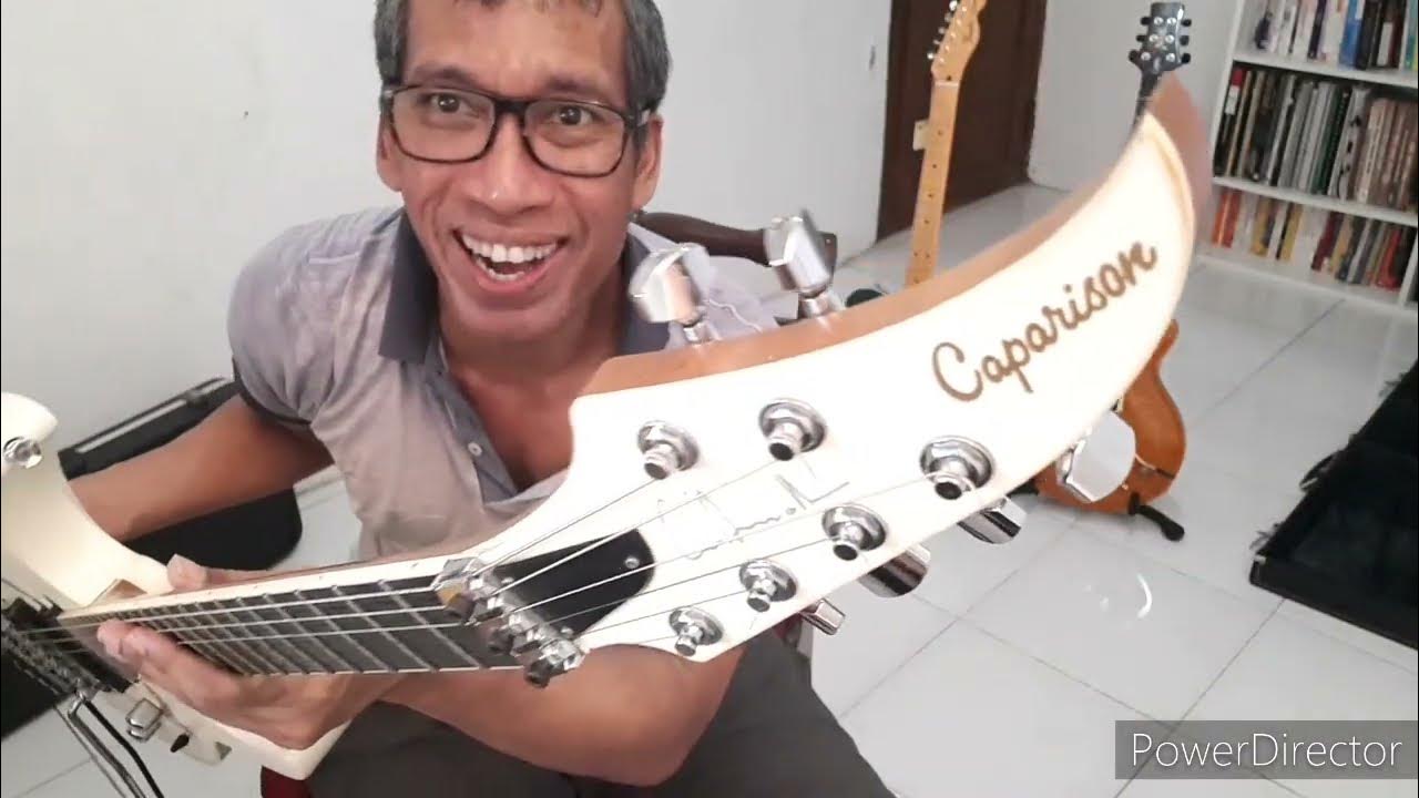 Rare Caparison Dellinger Christoper Amott Signature Guitar Made in Japan - YouTube