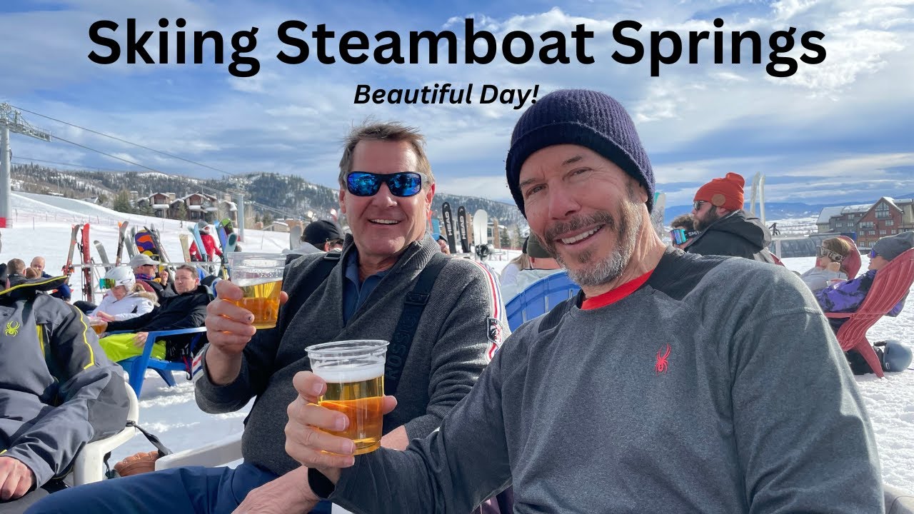 Skiing Steamboat Springs on a Beautiful Day! - YouTube