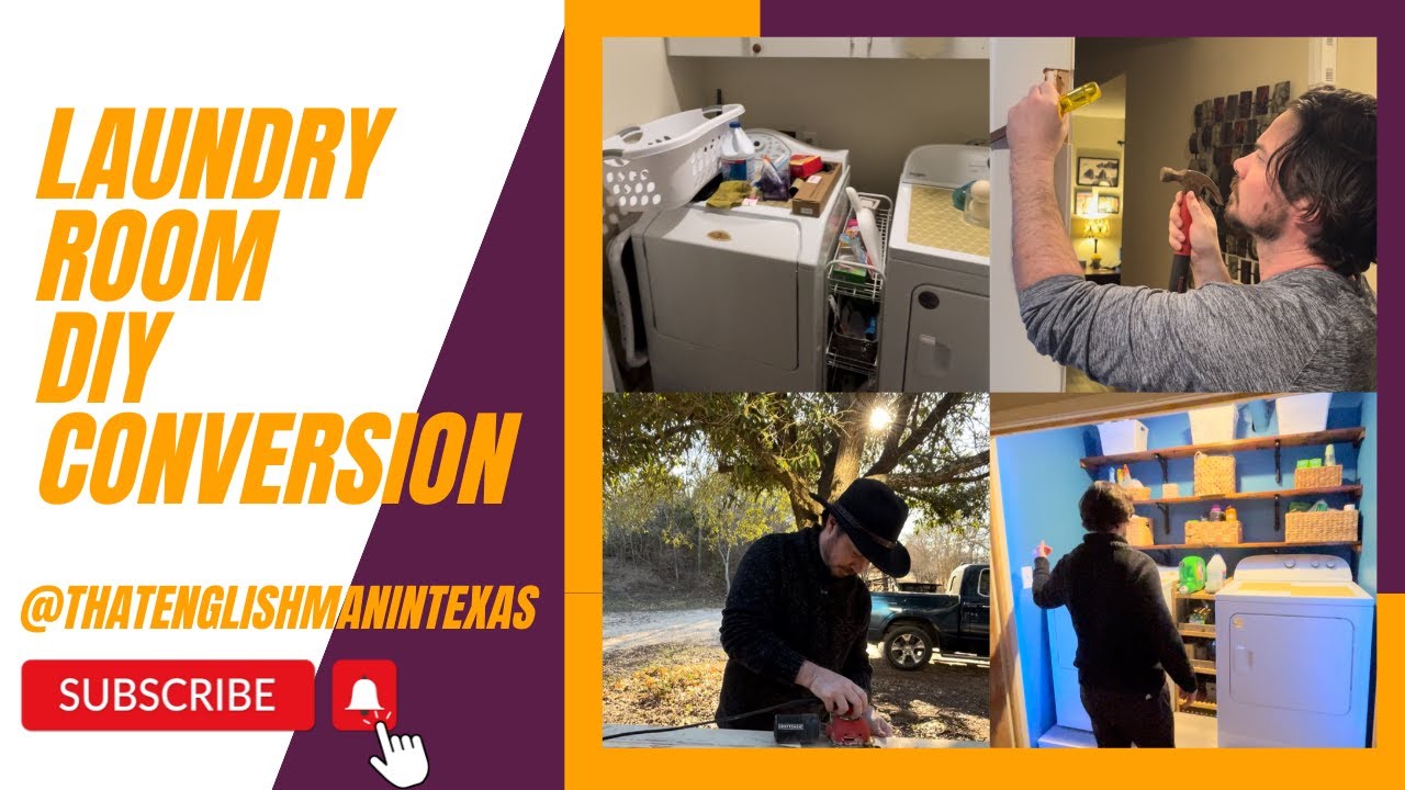 DIY Laundry Room Conversion: Step-by-step - YouTube