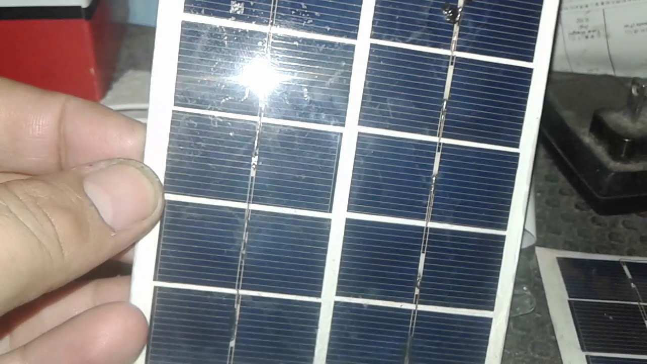 5 volts solar panels - YouTube