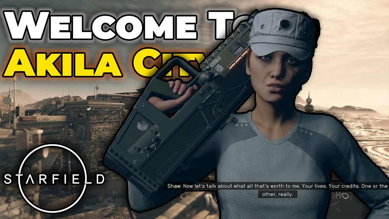 Landing in Akila City and Dealing with Shaw Gang | Starfield ...