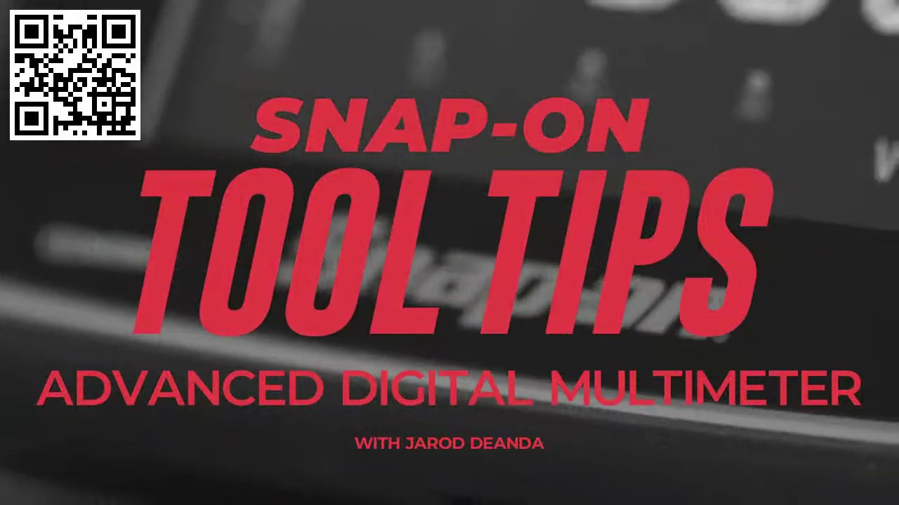 Snap on Advanced Digital Multimeter - YouTube