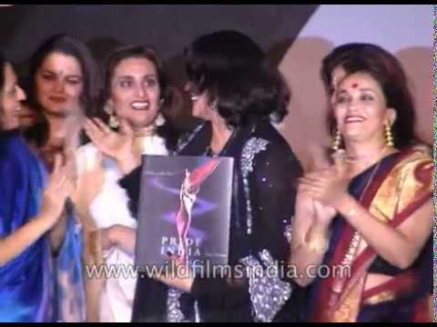 Indian fashion models and actresses shimmy on stage: Tribute to Miss India - Pride of India launch