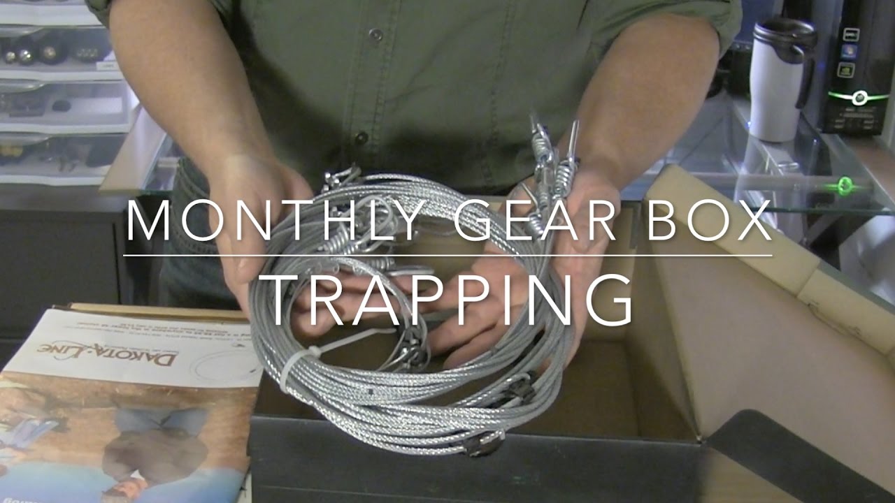 Monthly Gear Box | Trapping - YouTube