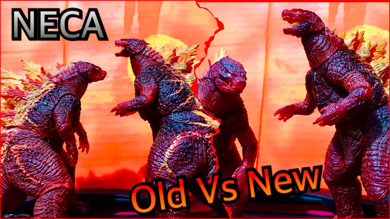 Old vs New NECA Burning Godzilla 2019 in-depth comparison which is ...
