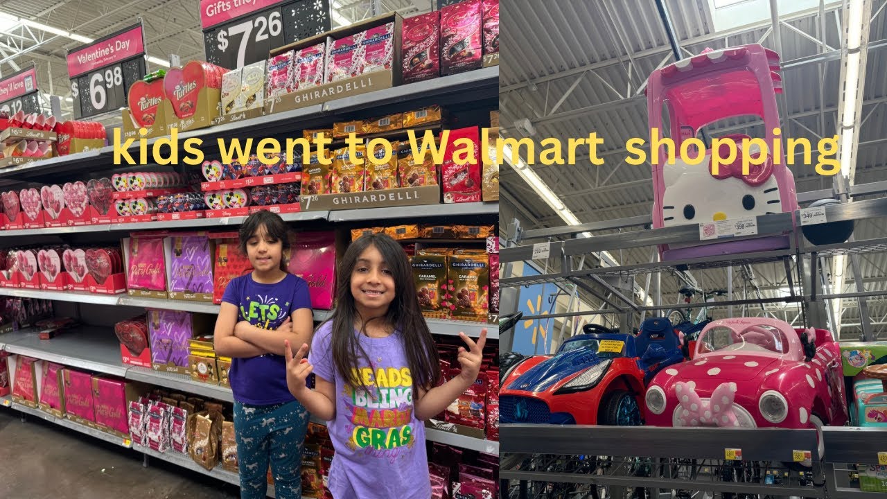 Walmart groceries shopping ||kids went to shopping ||shopping vlogs ...