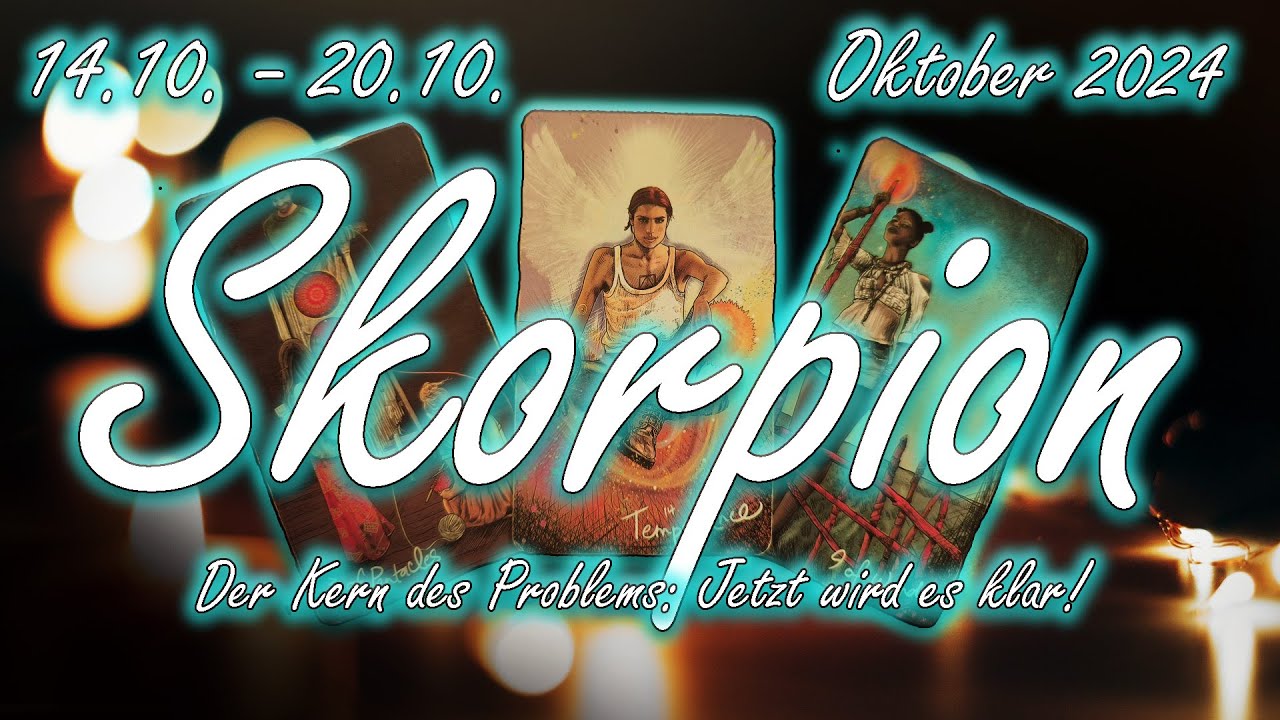 ♏Skorpion/Scorpio 14.10. - 20.10. Oktober 2024 : Der Kern des Problems ...