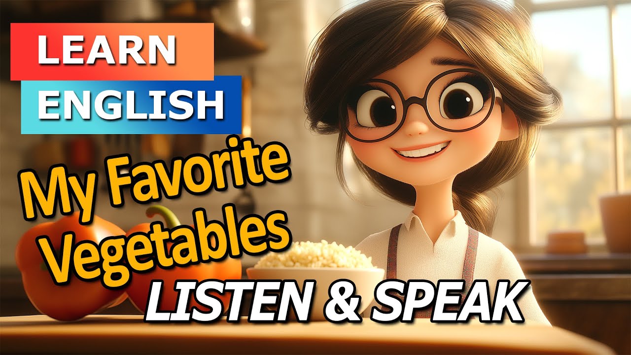 My Favorite Vegetables | Improve your English | Practice English ...