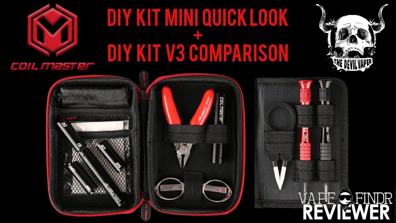 Coil Master DIY Kit Mini Quick Look + v3 DIY Kit Comparison - YouTube