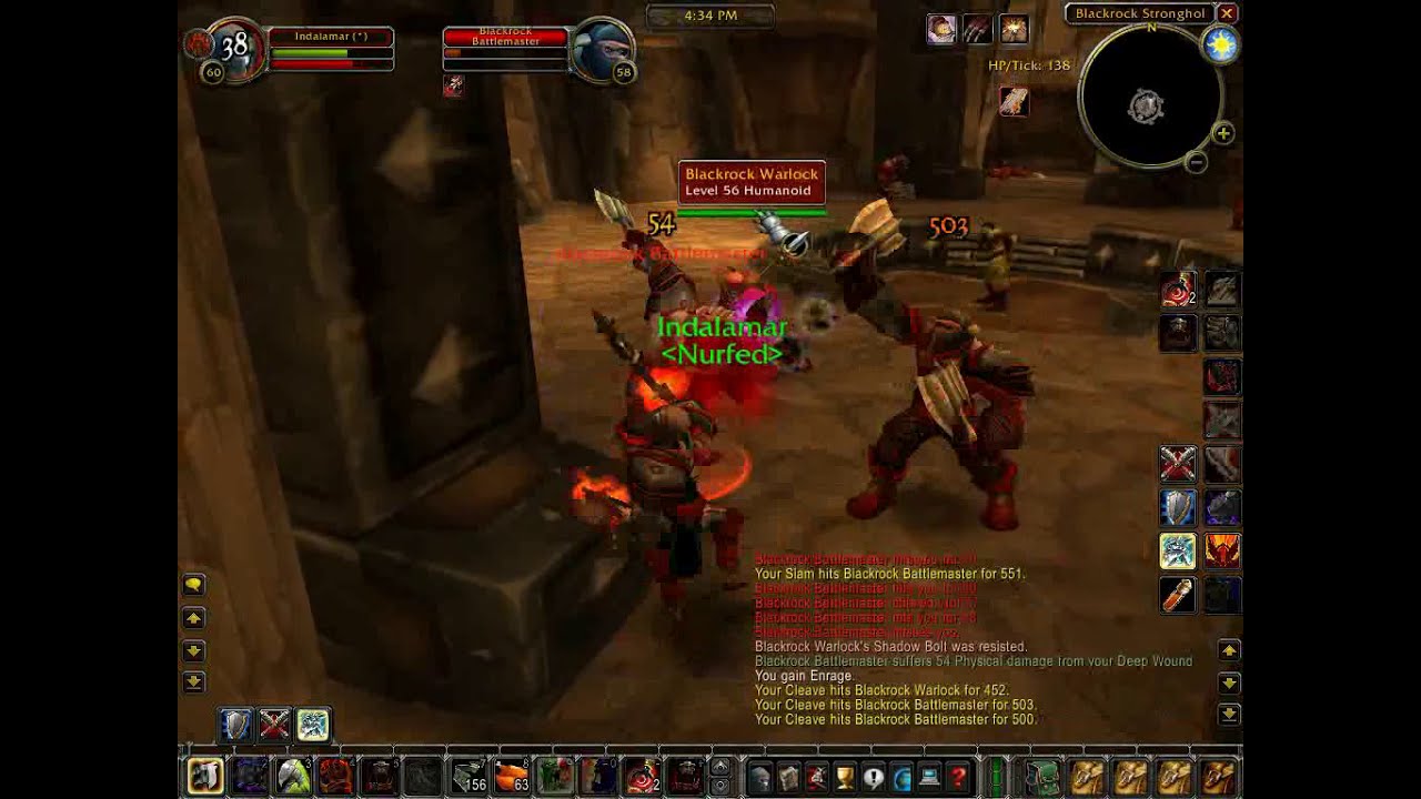 Indalamar Nurfed Warrior WoW Beta 2004 - YouTube