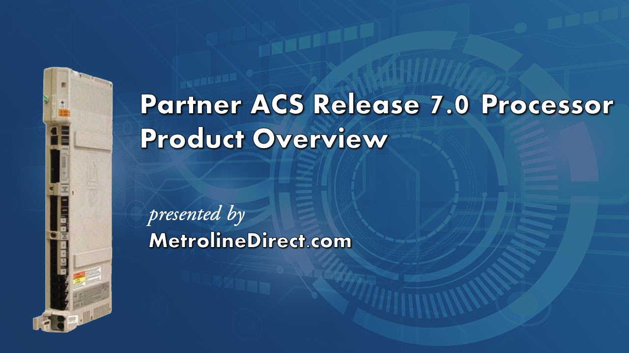 Avaya Partner ACS Release 7.0 Product Overview - YouTube