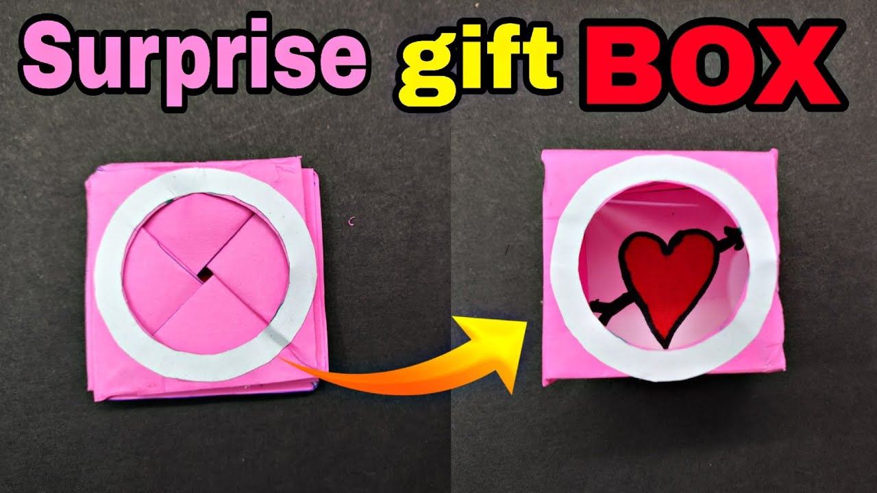 how to make surprise gift box for girlfriend | how to make surprise ...