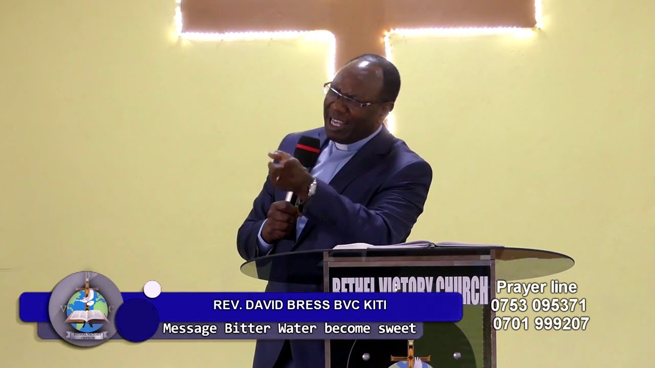 Rev. David Bress- BVC (Bitter Waters becomes sweet water) - YouTube
