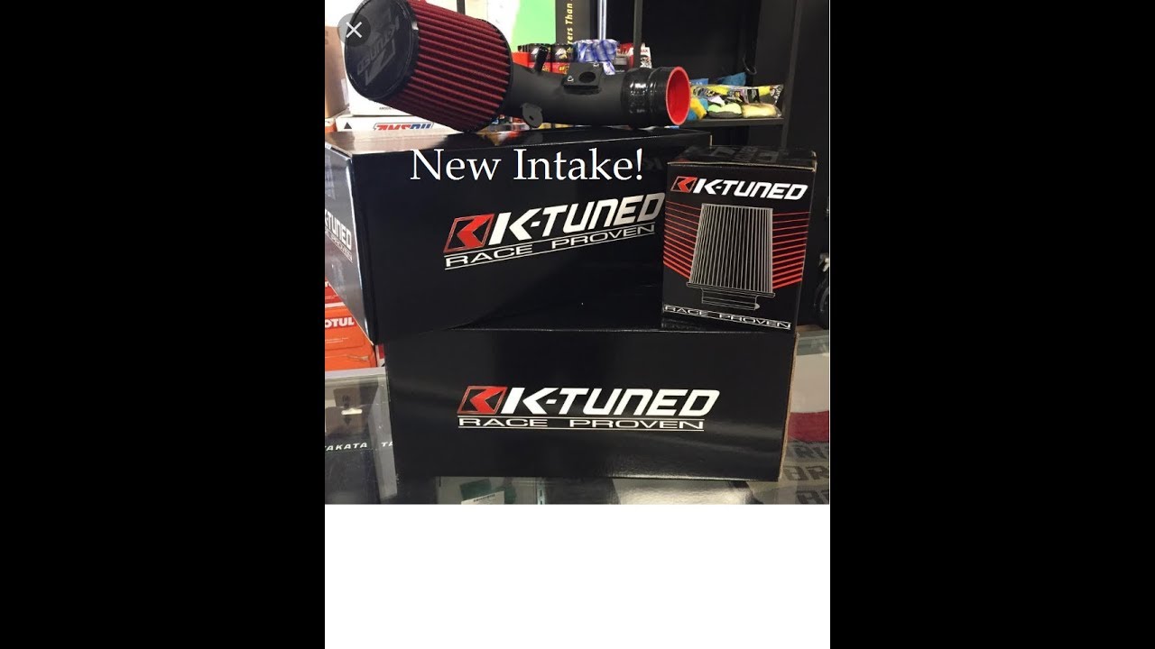 9th Gen Civic si K-Tuned 3.5 inch Short Ram Intake Unboxing an Install ...