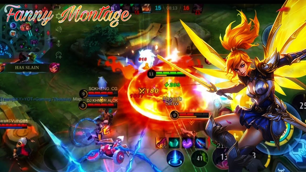 FANNY MONTAGE BY IDK-SENPAI !! AGGRESSIVE AND FREESTYLE KILLS IN RANKS | -MLBB - YouTube