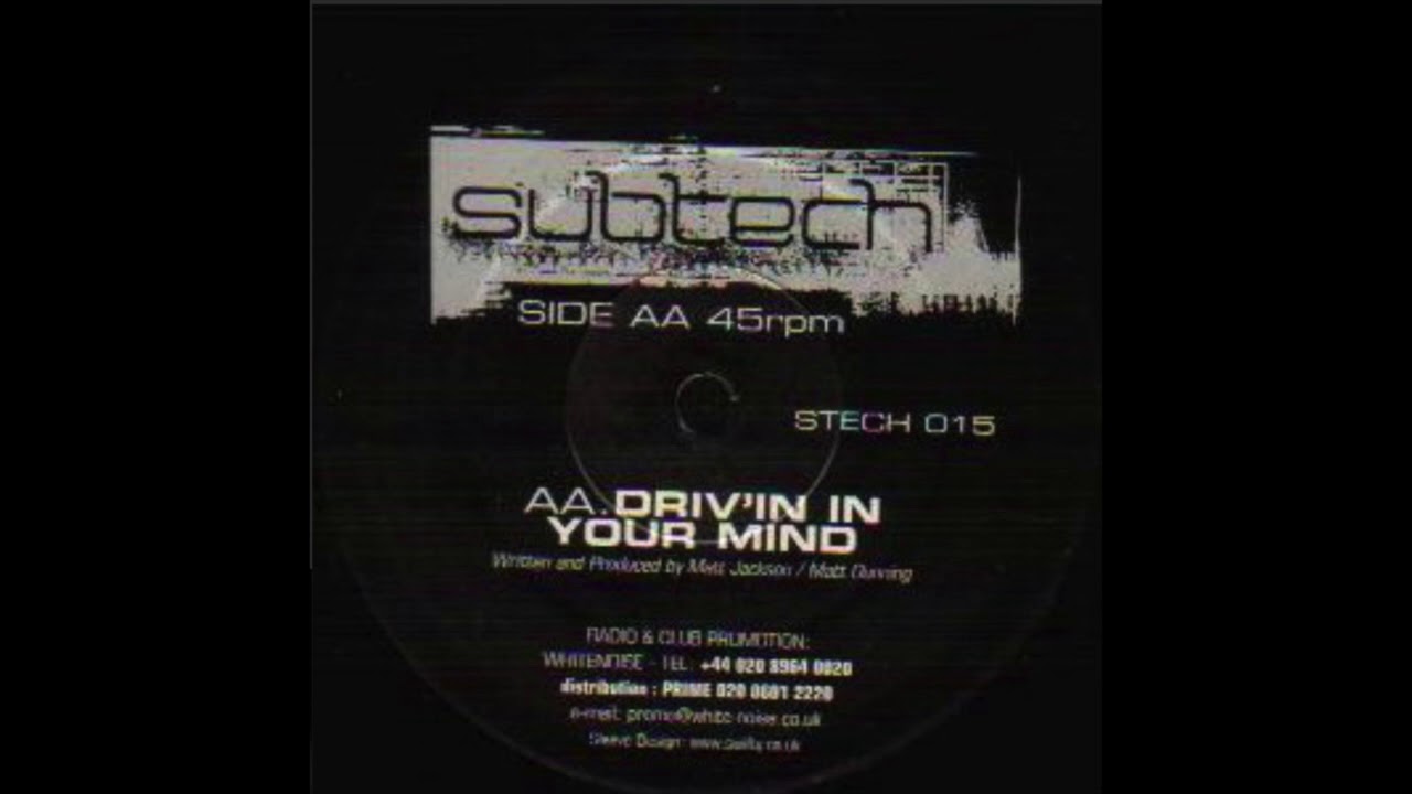 Subtech - Driv'in In Your Mind - YouTube