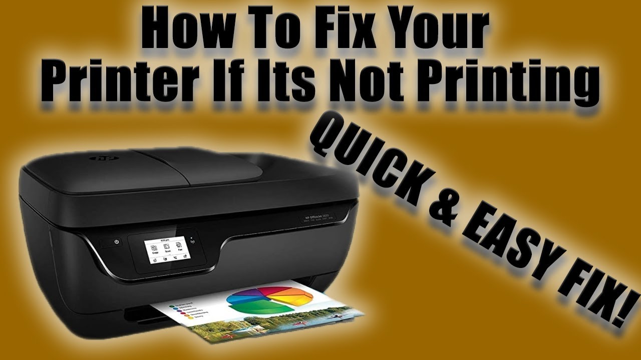 How To Fix Your Printer If Its Not Printing QUICK AND EASY FIX YouTube How To Fix Your Printer If Its Not Printing QUICK AND EASY FIX YouTube