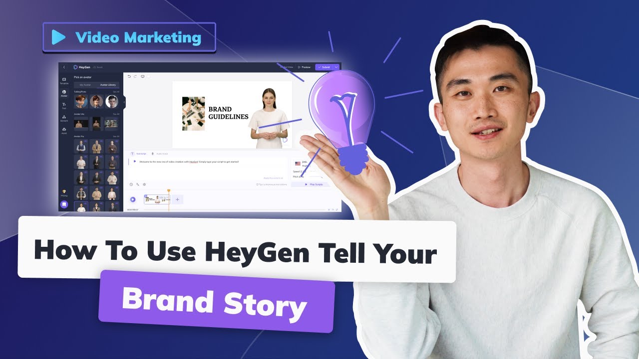 How to use HeyGen tell your brand story - YouTube