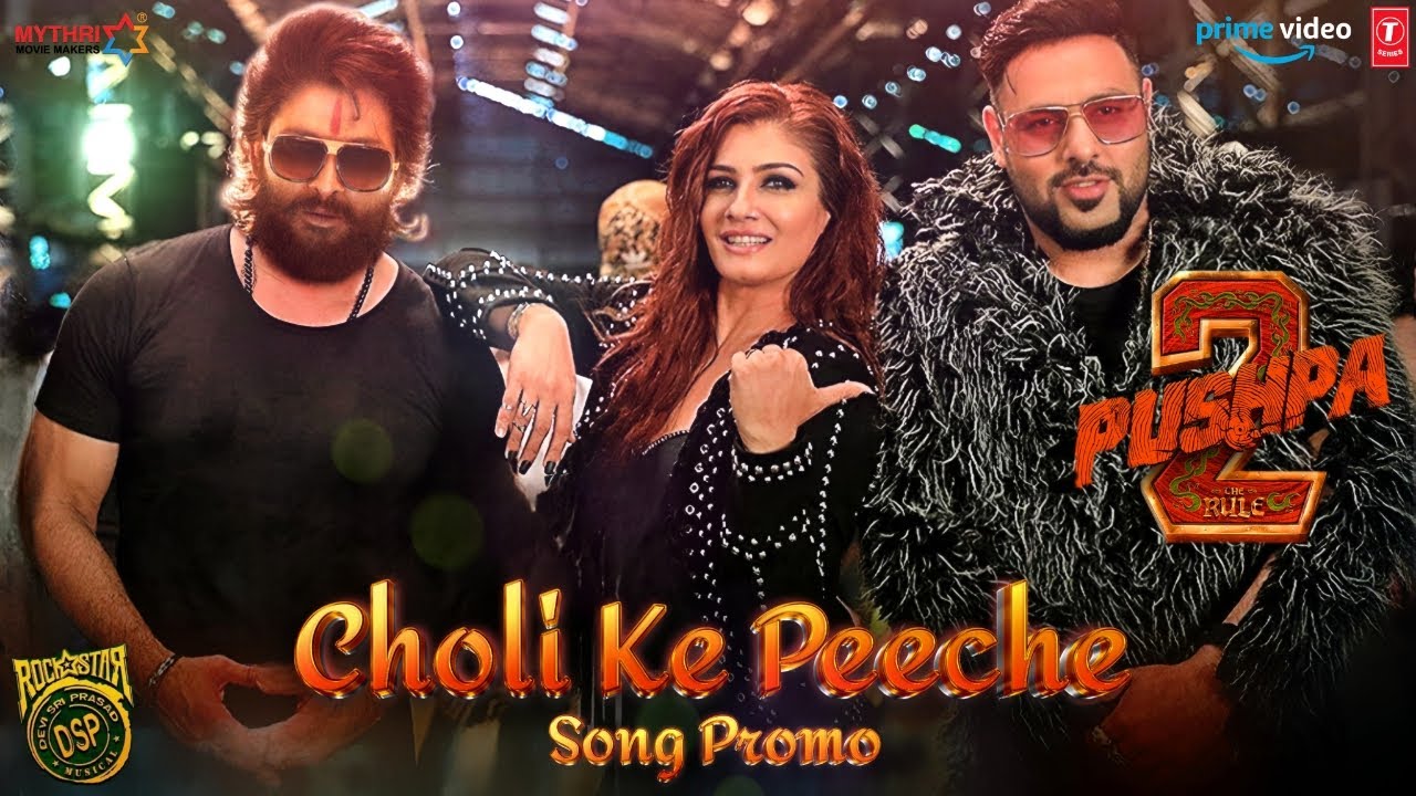 PUSHPA 2: Choli Ke Peeche (Hindi) Song | Allu Arjun | Raveena Tandon ...