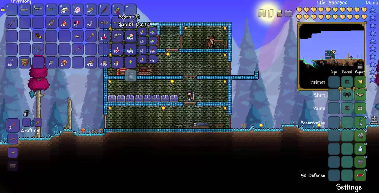 Terraria Flamethrower Recipe - YouTube