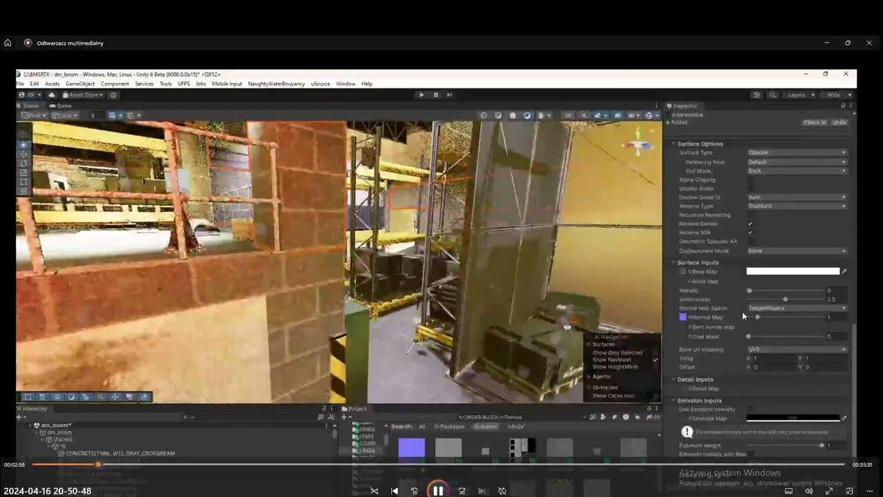 the game dev of Black Mesa Raytracing process part 3 in Unity 6.0beta15 - YouTube