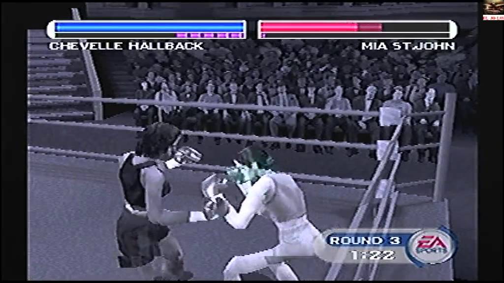 EA Sports Knockout Kings Chevelle Hallback vs Mia St John - YouTube
