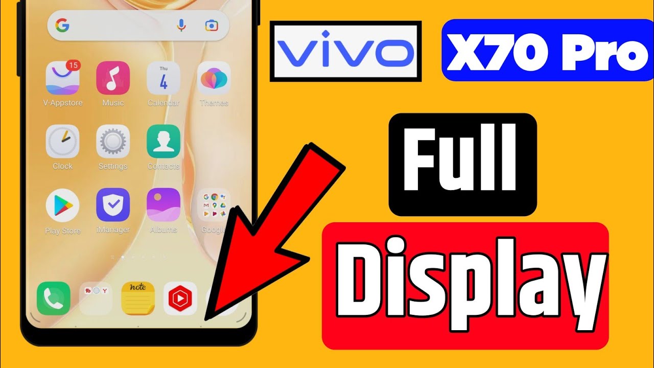 Vivo x70 Pro Full Screen Display ( x70 pro ) Full Screen Display ...