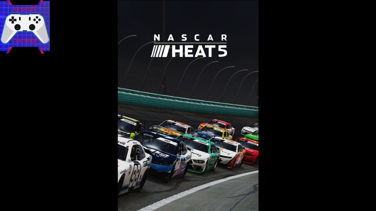 NASCAR Heat 5 racing gameplay on ps5 with Metal Gear Thumbstix and ...