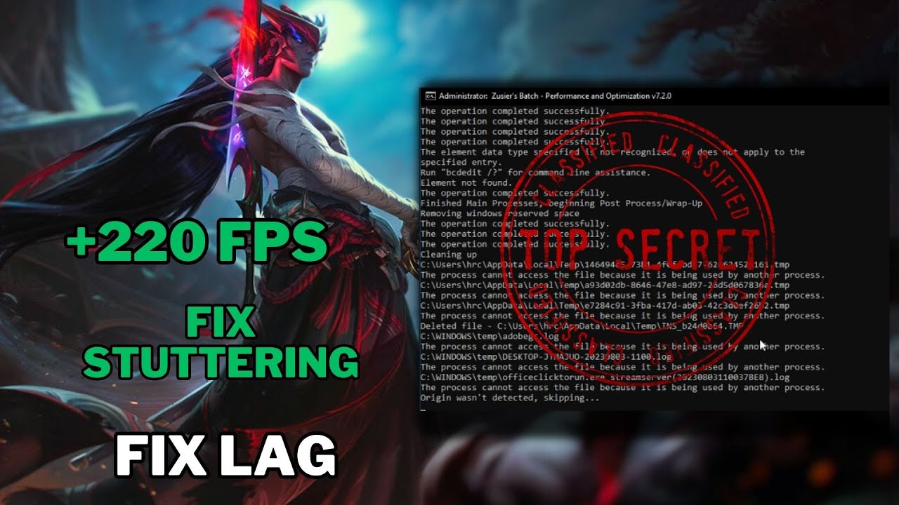 League of Legends: MEGA Boost FPS and Destroy Lag on Weak PCs - 2023 ...