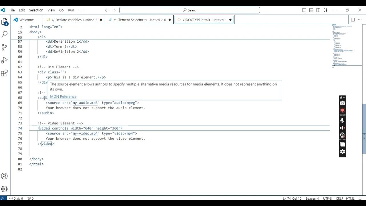 HTML and CSS included in the midterm exam - YouTube