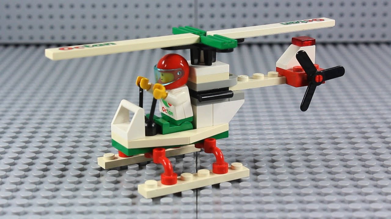 LEGO Set Review: Town Stunt Copter (6515) from 1994 - YouTube