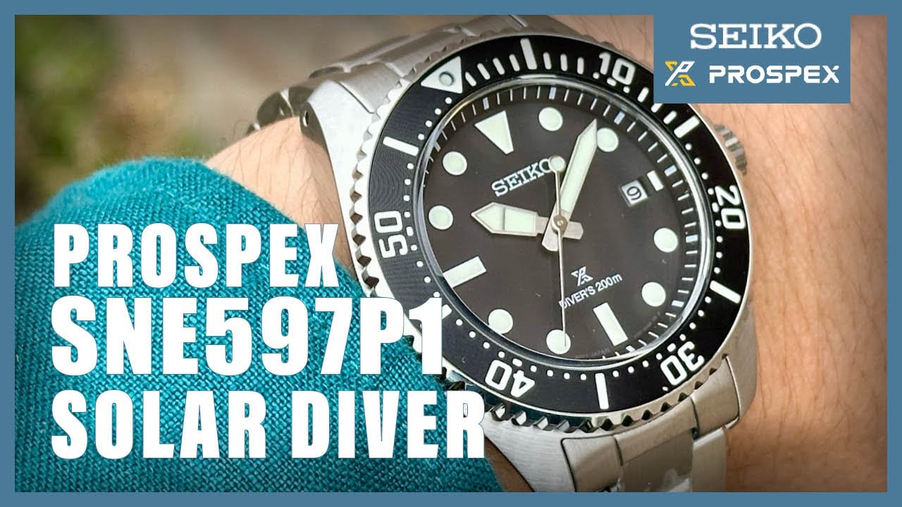 Unboxing The Seiko Prospex SNE597P1 Diver - YouTube