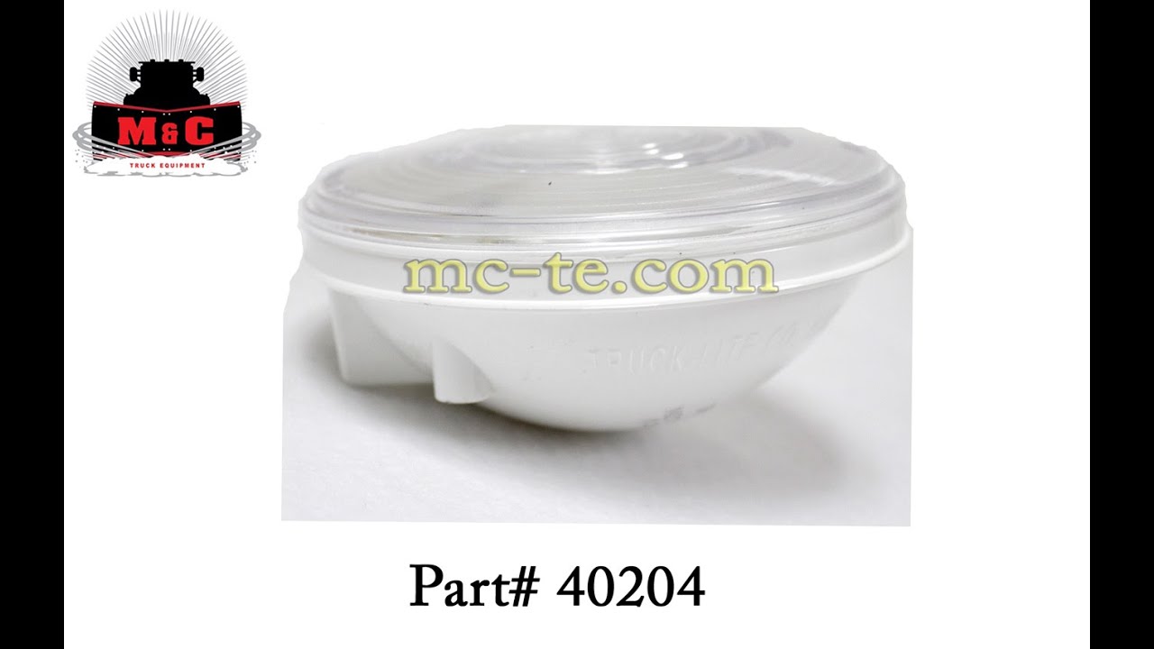 Truck-Lite 40 Series 4" Clear Sealed Back-Up Lamp 40204 - YouTube