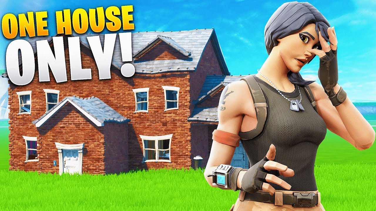 *ONE HOUSE CHALLENGE* In Fortnite Battle Royale - YouTube