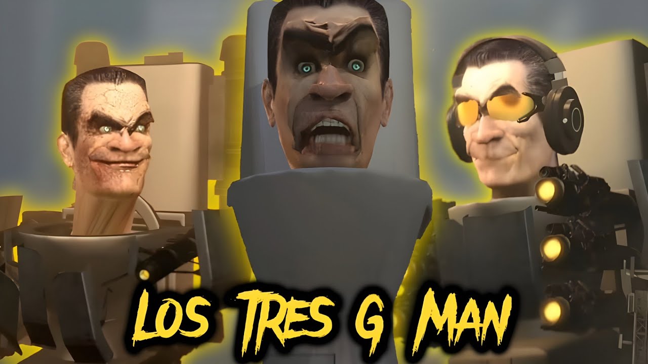 Los tres clones de G man | Skibidi toilet | Teoría - YouTube