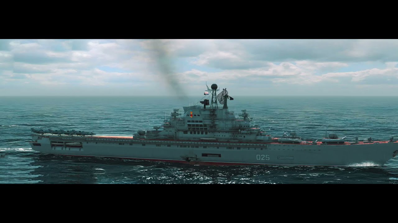 Ships, Submarine and a Tanker with Kiev - Cold Waters with Epic Mod ...