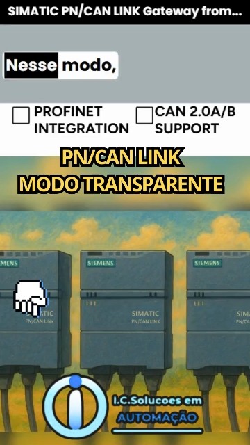 PN/CAN LINK Modo Transparente #canopen #canbus #profinet #industria40 # ...