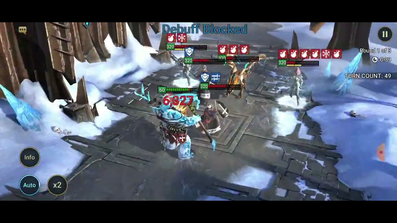 SOLO BLIZAAR the HOWLER Dragon's lair. IceGolempeak.Fire Knight's ...