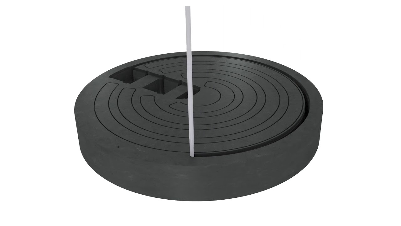 Impregnated graphite discs machining (A type Absorber) - YouTube