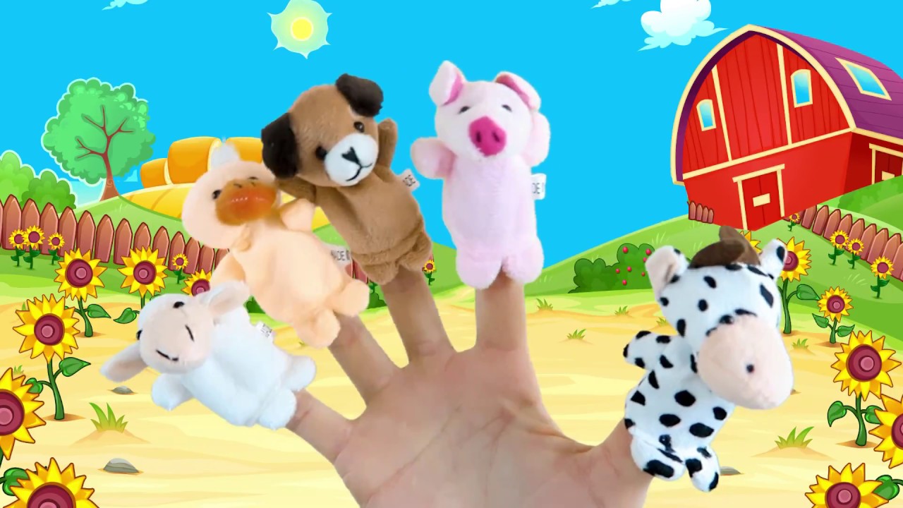 Learn Animals with Old MacDonald had a farm/Kids Nursery Rhymes/Finger ...