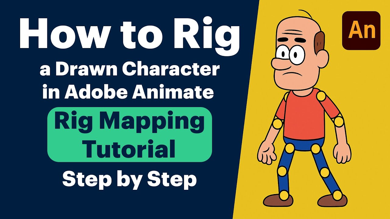 How to Rig a Drawn Character in Adobe Animate (Rig Mapping Tutorial ...