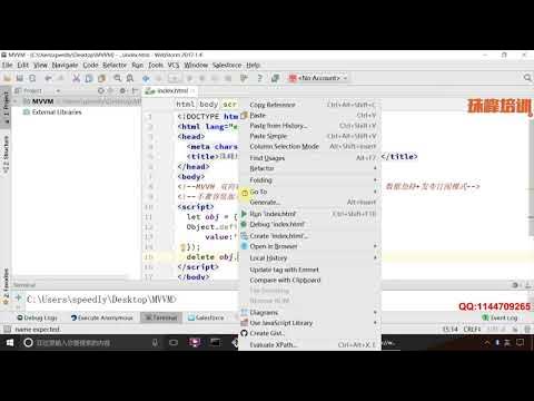 MVVM的原理与实现 01 Object defineProperty - YouTube