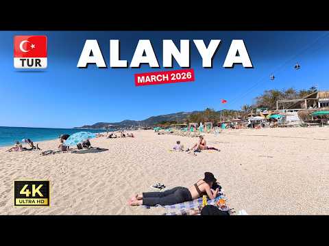 Beautiful Alanya Turkey Cleopatra Beach, Cable Car and Damlatas Tour | Antalya Turkiye | March 2026