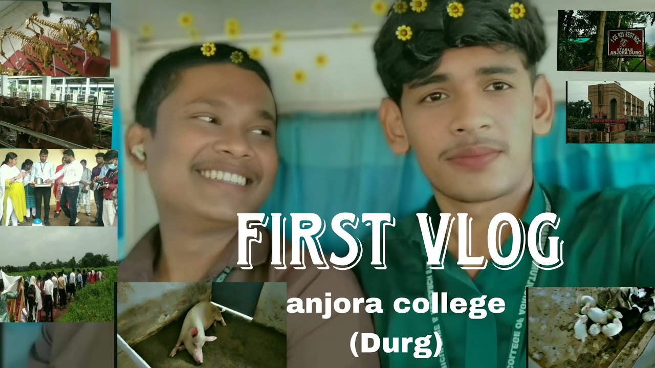 First Blog Anjora College Durg || funny Vlog On Anjora College 😂🤣 - YouTube